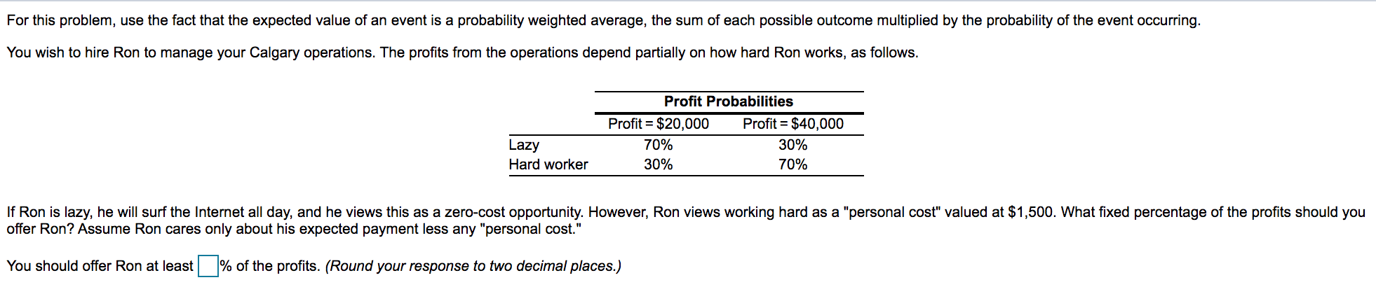 Solved For this problem, use the fact that the expected | Chegg.com