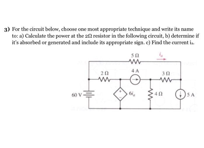 Solved 4) A) Use supernode analysis to 2.2 V .5 V determine | Chegg.com