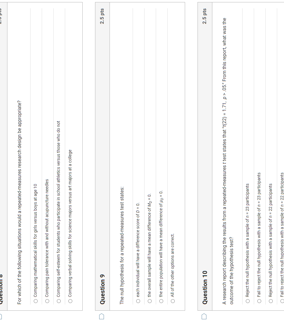 Solved For which of the following situations would a | Chegg.com