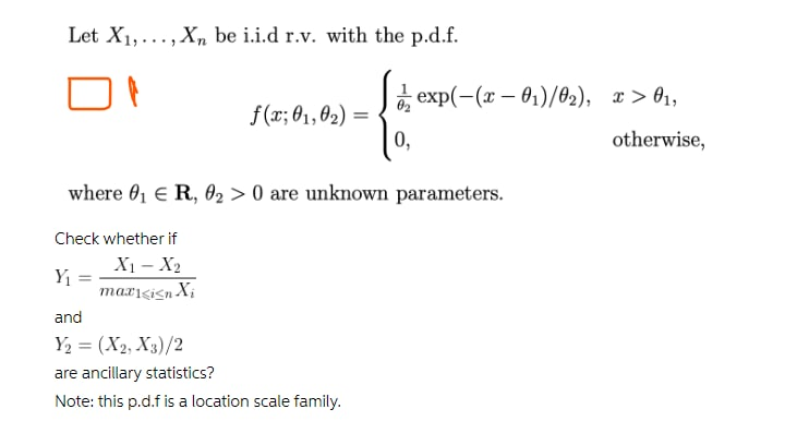 Solved Let X1,...,Xn be i.i.d r.v. with the p.d.f. f(x; 01, | Chegg.com