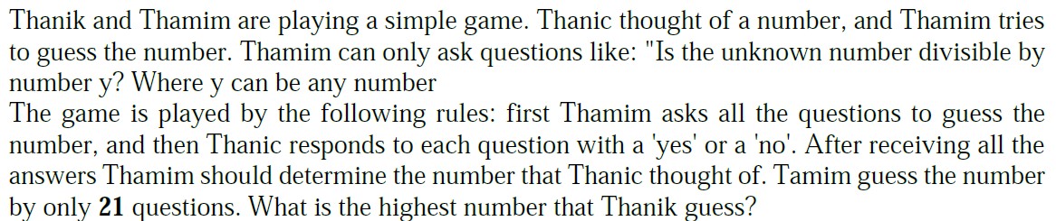 Solved Thanik and Thamim are playing a simple game. Thanic | Chegg.com