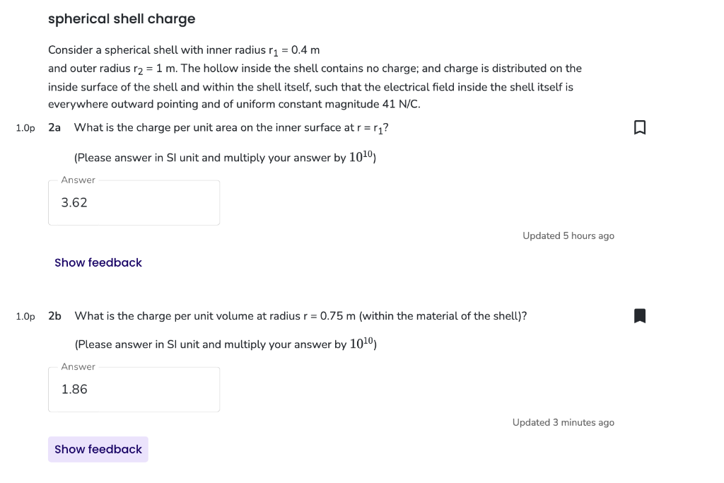Solved spherical shell charge Consider a spherical shell | Chegg.com