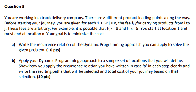 Note: In Our Course, Dynamic Programming titles are: | Chegg.com