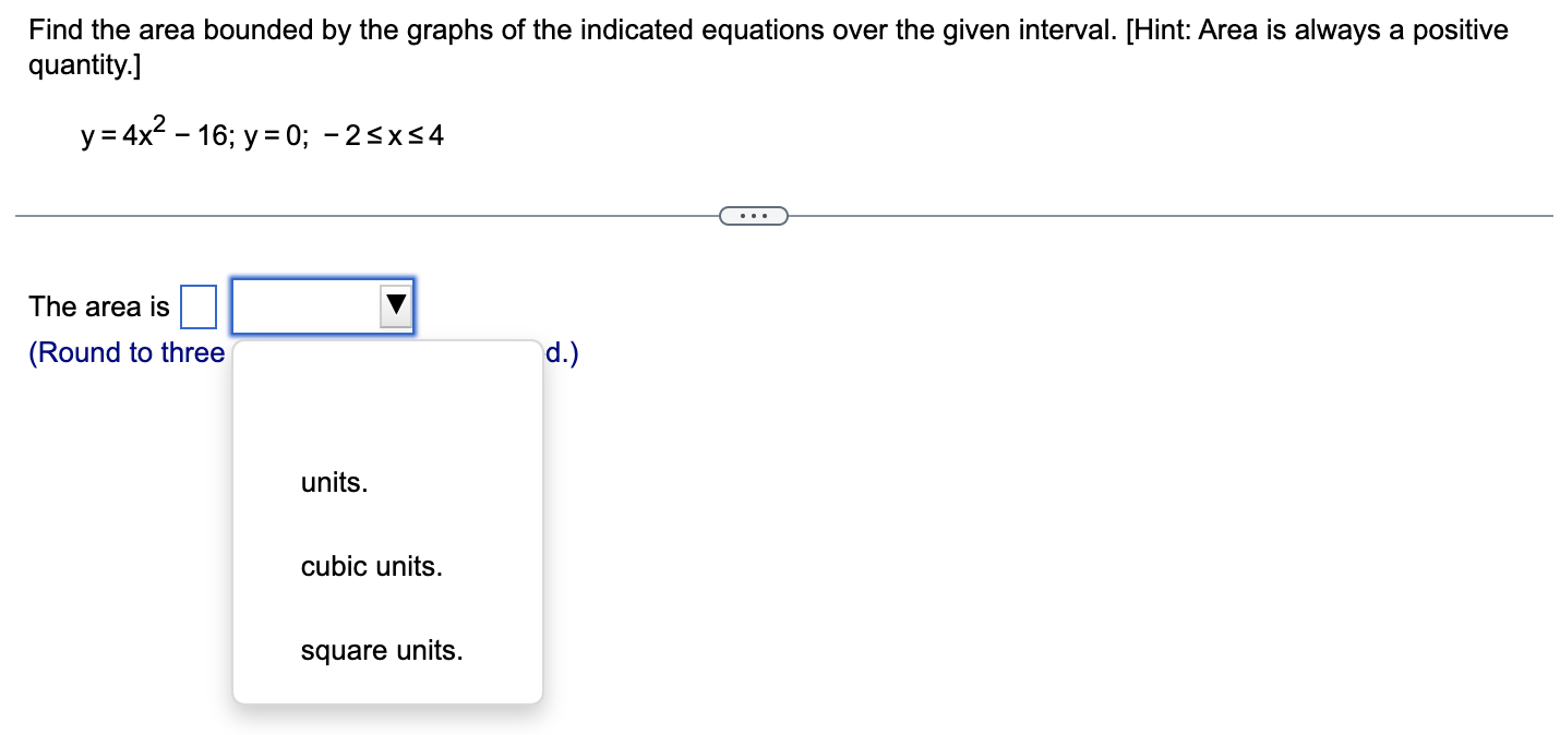 Solved Find the area bounded by the graphs of the indicated | Chegg.com