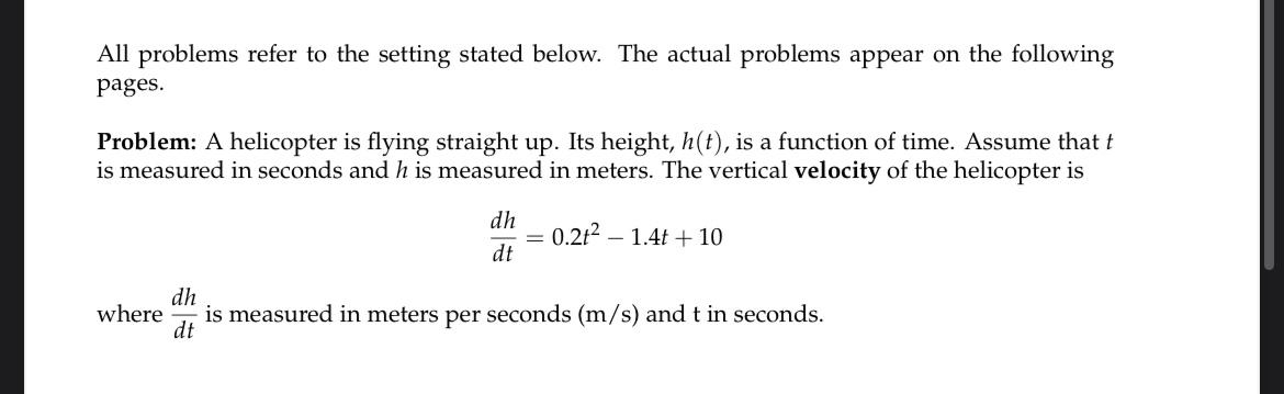Solved All problems refer to the setting stated below. The | Chegg.com
