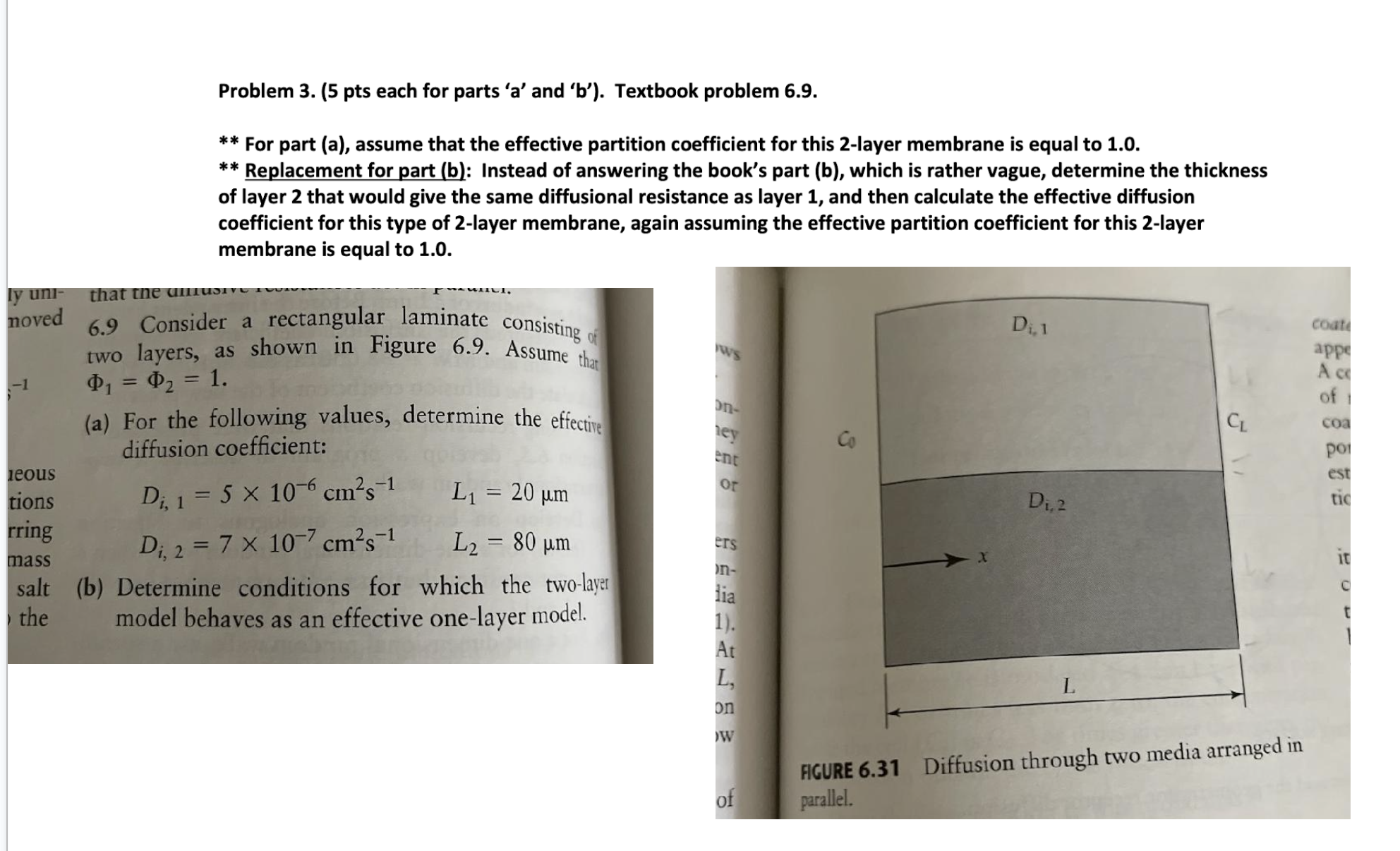 Solved Problem 3. (5 pts each for parts ' a ' and ' b '). | Chegg.com Solved Problem 3. (5 pts each for parts ' a ' and ' b '). | Chegg.com