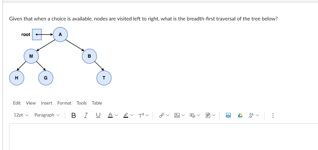 Solved Given that when a choice is available, nodes are | Chegg.com