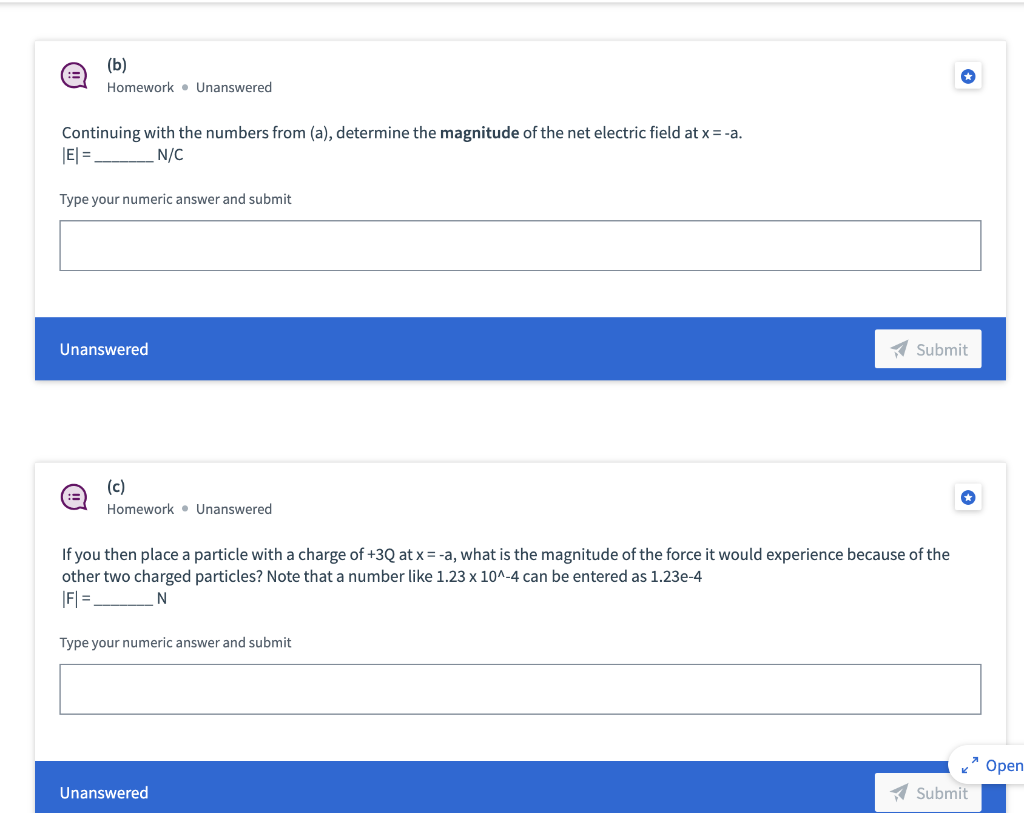 Solved For this problem, ignore gravitational interactions, | Chegg.com