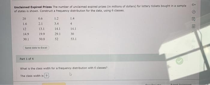 Solved Find the class limit. The first lower class limit is | Chegg.com