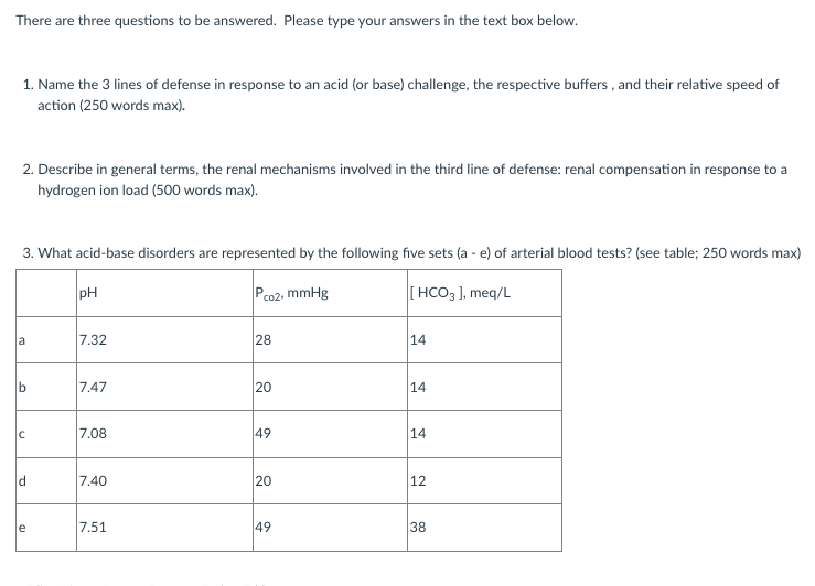 Solved There are three questions to be answered. Please type | Chegg.com