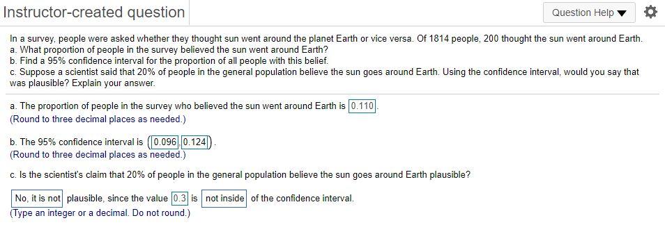 Solved Instructor-created question Question Help In a | Chegg.com