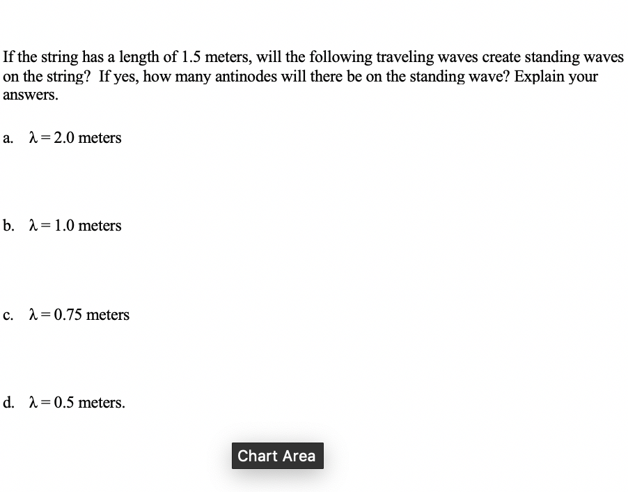 Solved If the string has a length of 1.5 meters, will the | Chegg.com