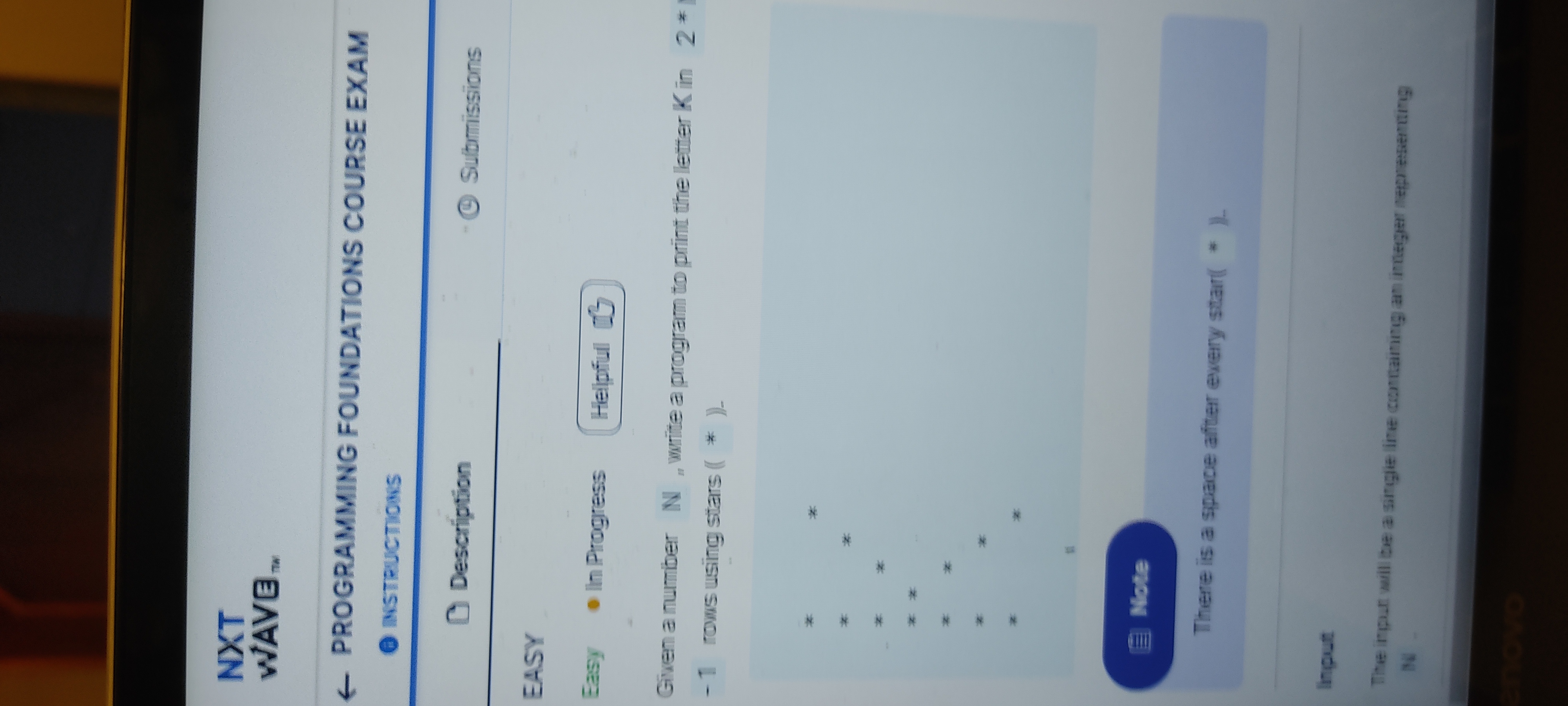 Solved Given a number N ﻿"write a program to print the | Chegg.com