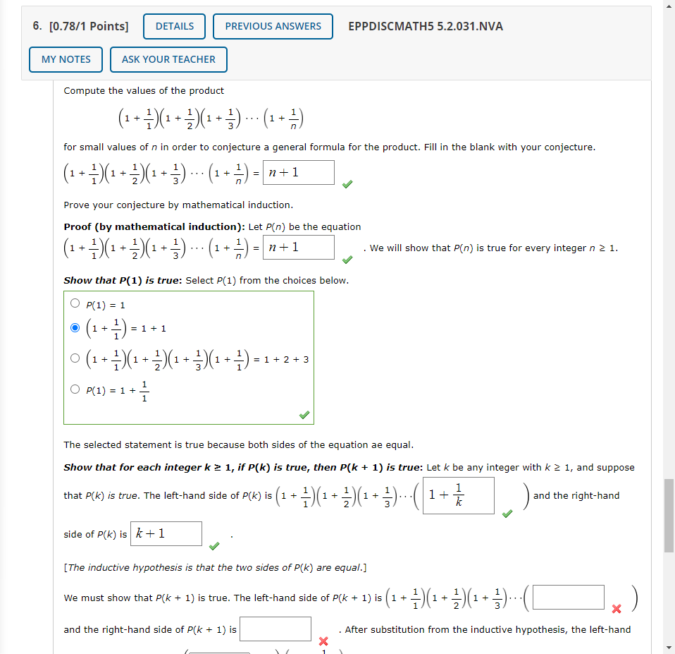Solved 6. [0.78/1 Points] DETAILS PREVIOUS ANSWERS | Chegg.com