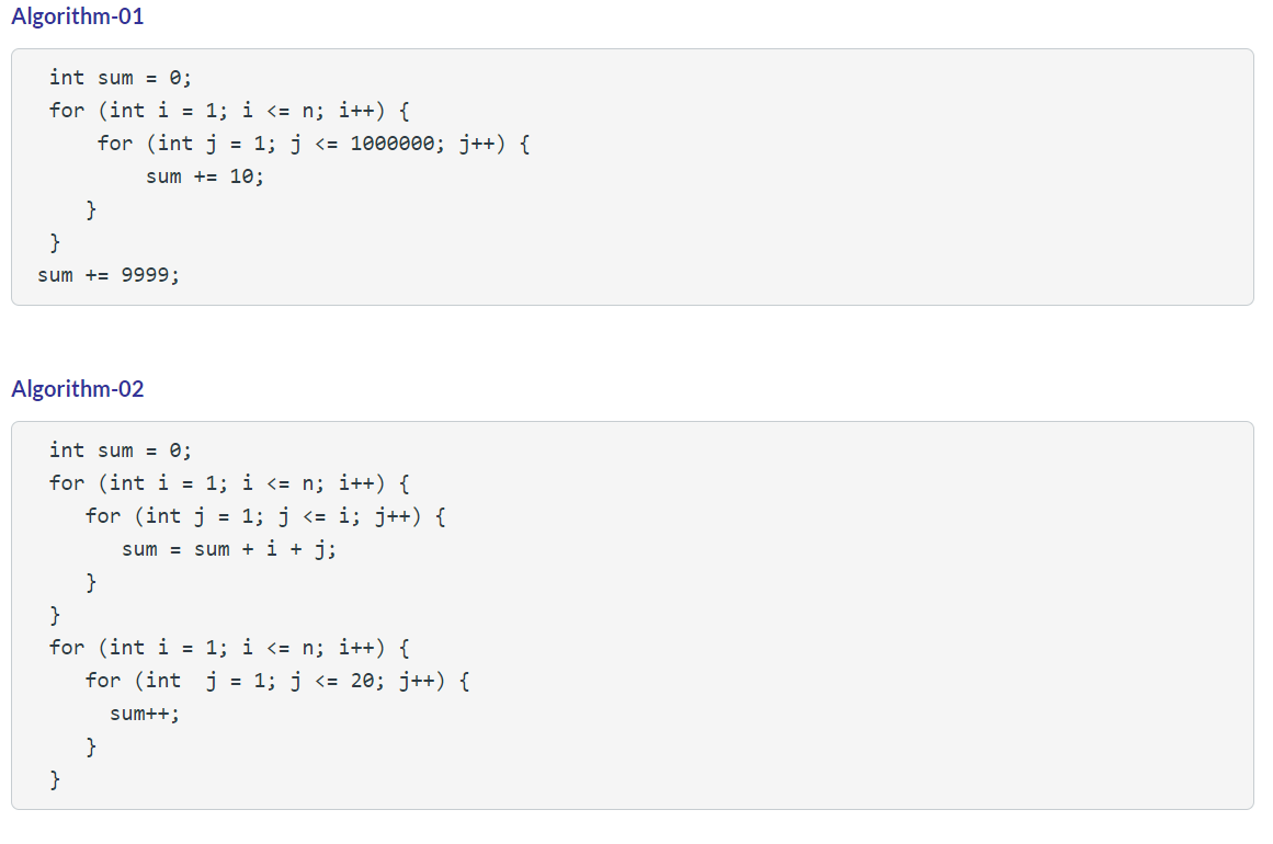 Solved Find the worst case runtime f(n) for the following | Chegg.com