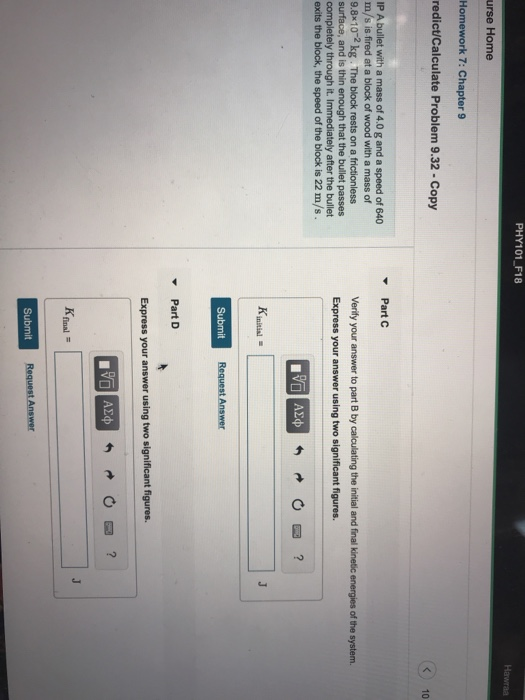 Solved omewo Predict/Calculate Problem 9.32 -Copy IP A | Chegg.com