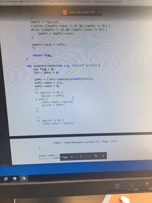 Lecture 5.1 Topics 1. Linked List Operations - | Chegg.com