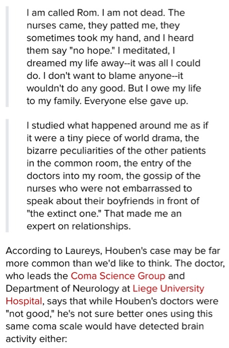 Solved Read the story of Ron Houben, who was seemingly | Chegg.com