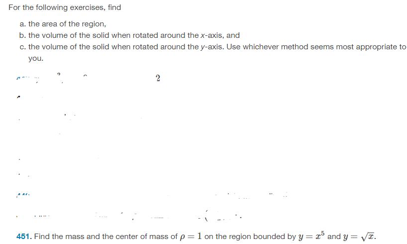 Solved For the following exercises, find a. the area of the | Chegg.com
