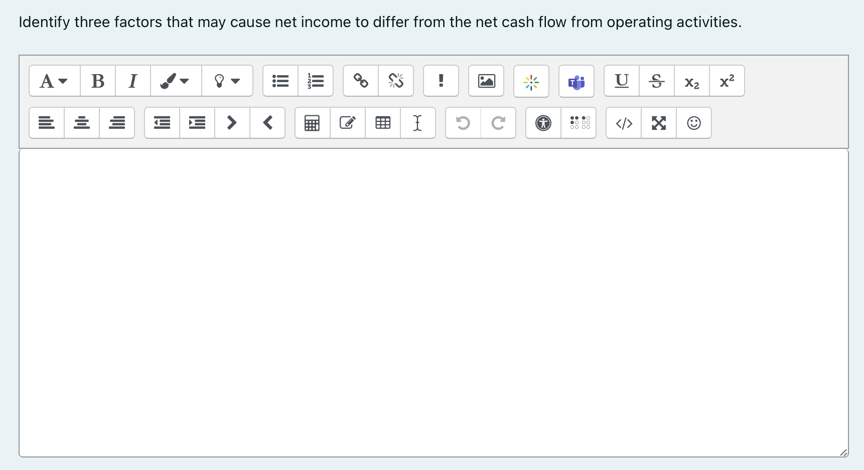 Solved Identify three factors that may cause net income to | Chegg.com