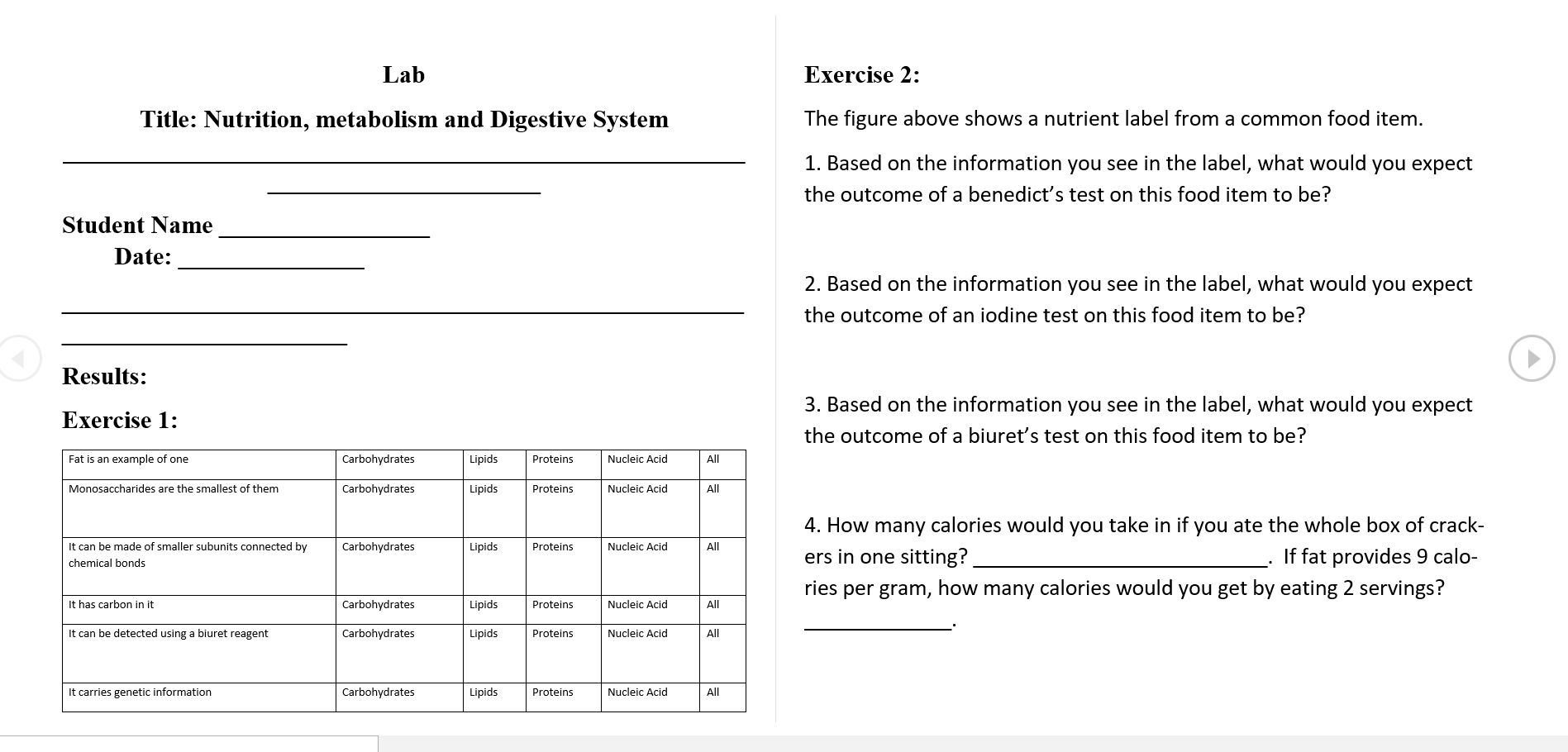 lab-exercise-2-title-nutrition-metabolism-and-chegg