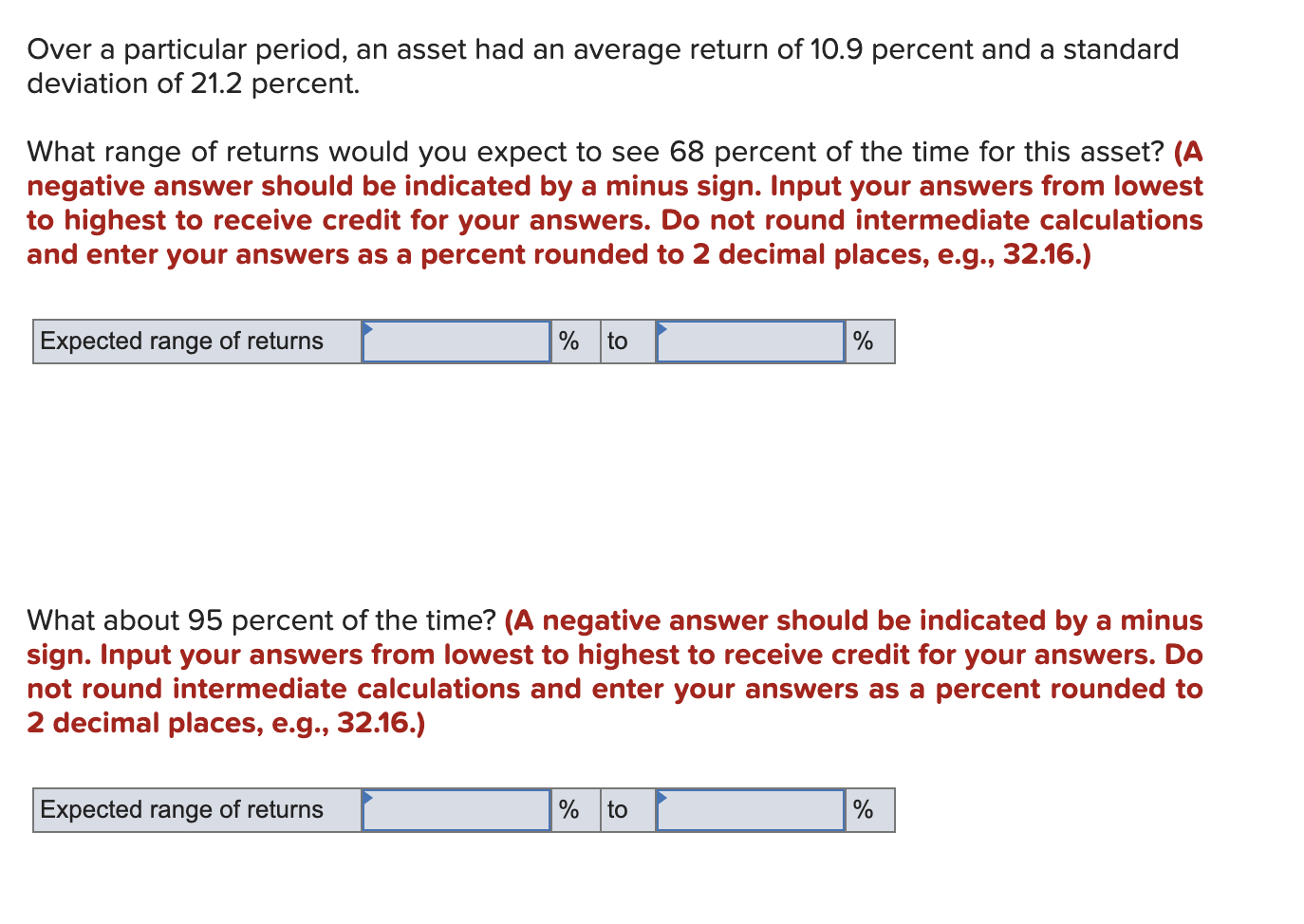 Solved Over a particular period, an asset had an average | Chegg.com