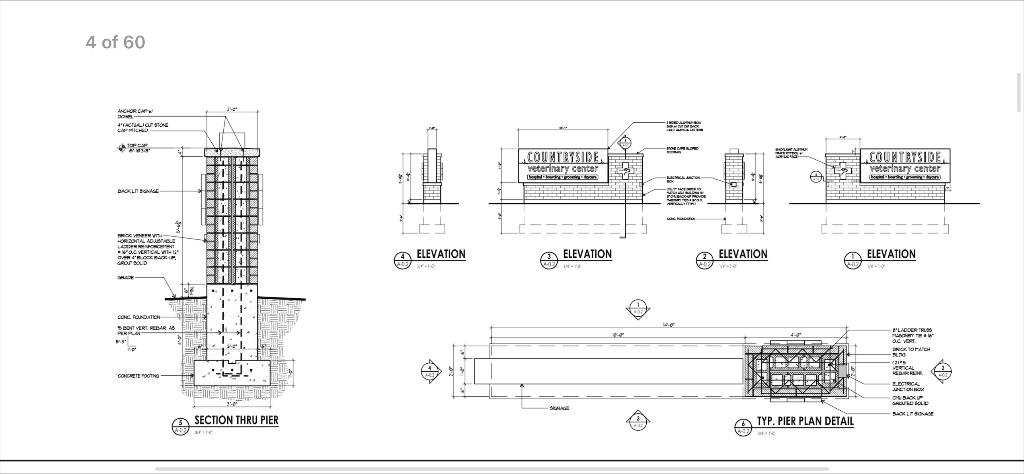 complete a material quantity takeoff of the Monument | Chegg.com