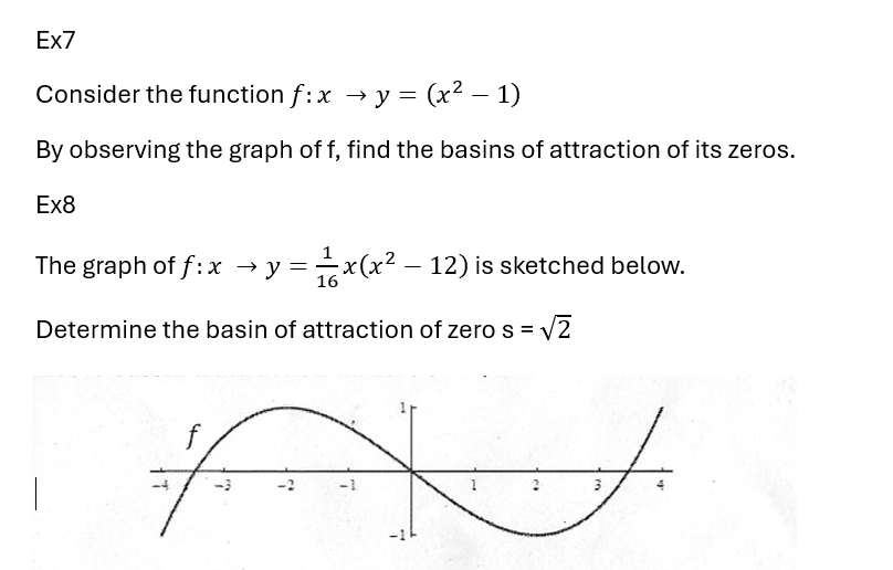 Advanced Math - ﻿Basin of ﻿attractionPlease kindly | Chegg.com