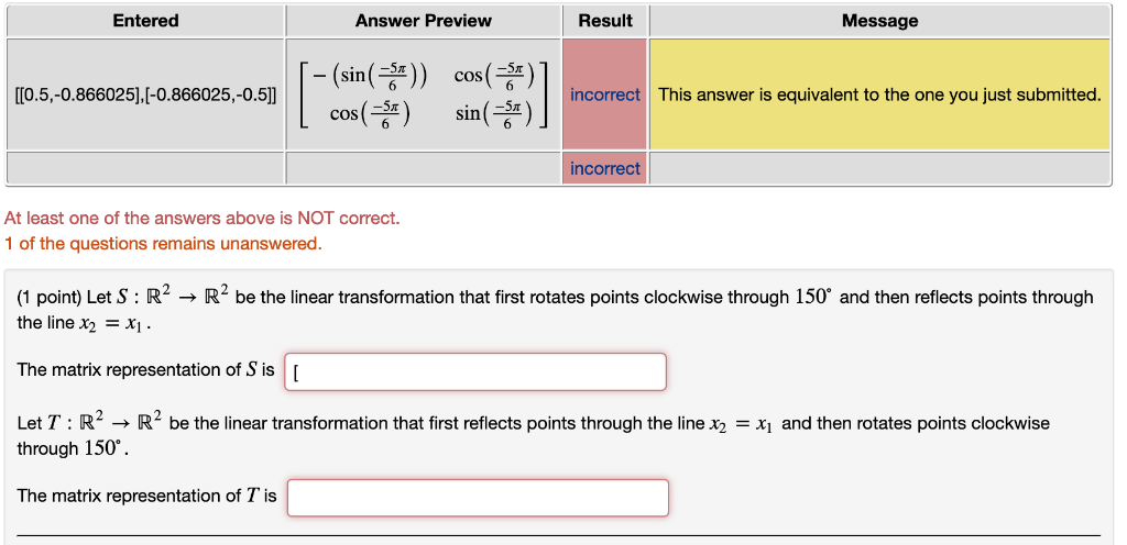 Solved Let S:ℝ2→ℝ2S:R2→R2 be the linear transformation that | Chegg.com