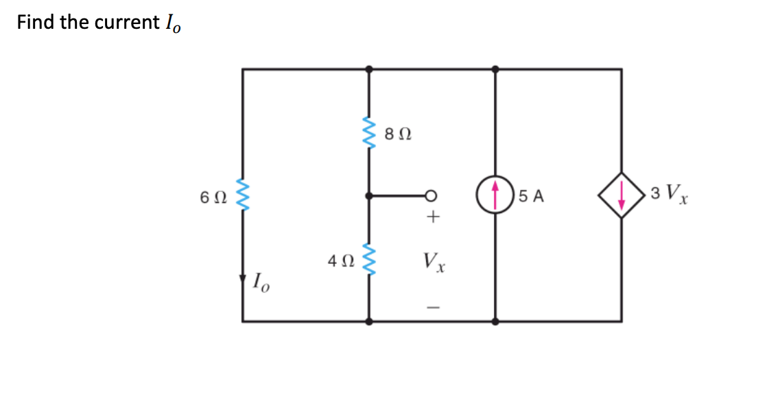 Solved Find the current IO | Chegg.com
