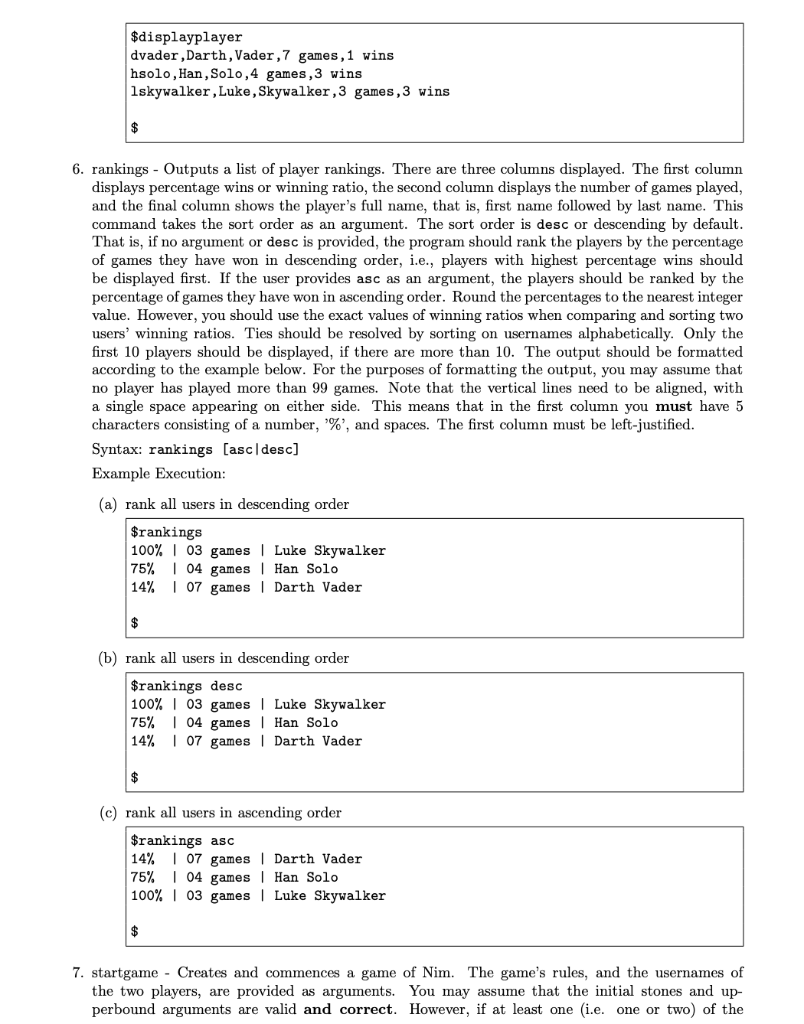 Solved The task is to create a Nim game using JAVA | Chegg.com
