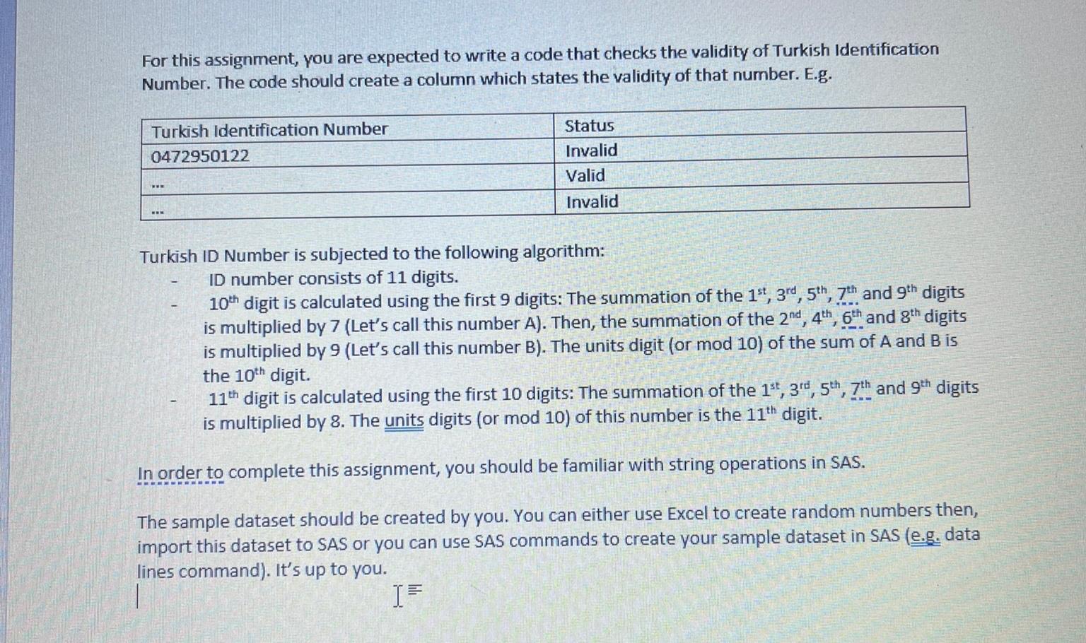 Solved For this assignment, you are expected to write a code | Chegg.com