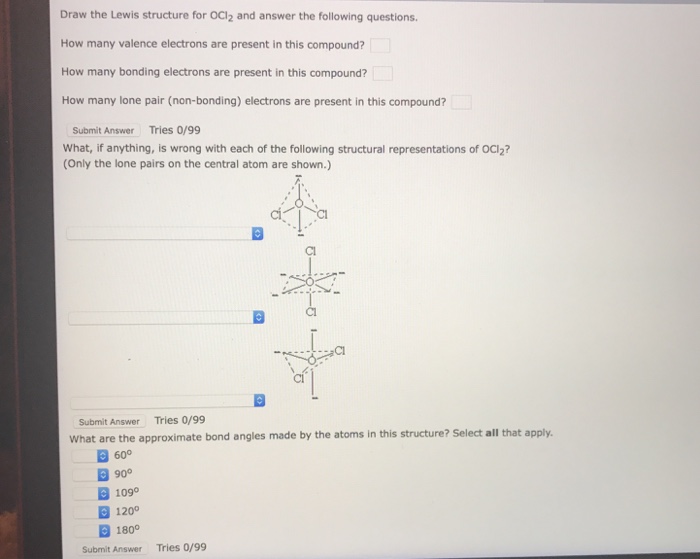 Ocl Lewis Structure
