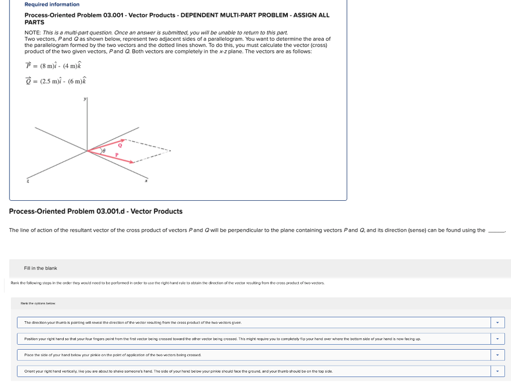 Solved Required Information Process Oriented Problem 03001 