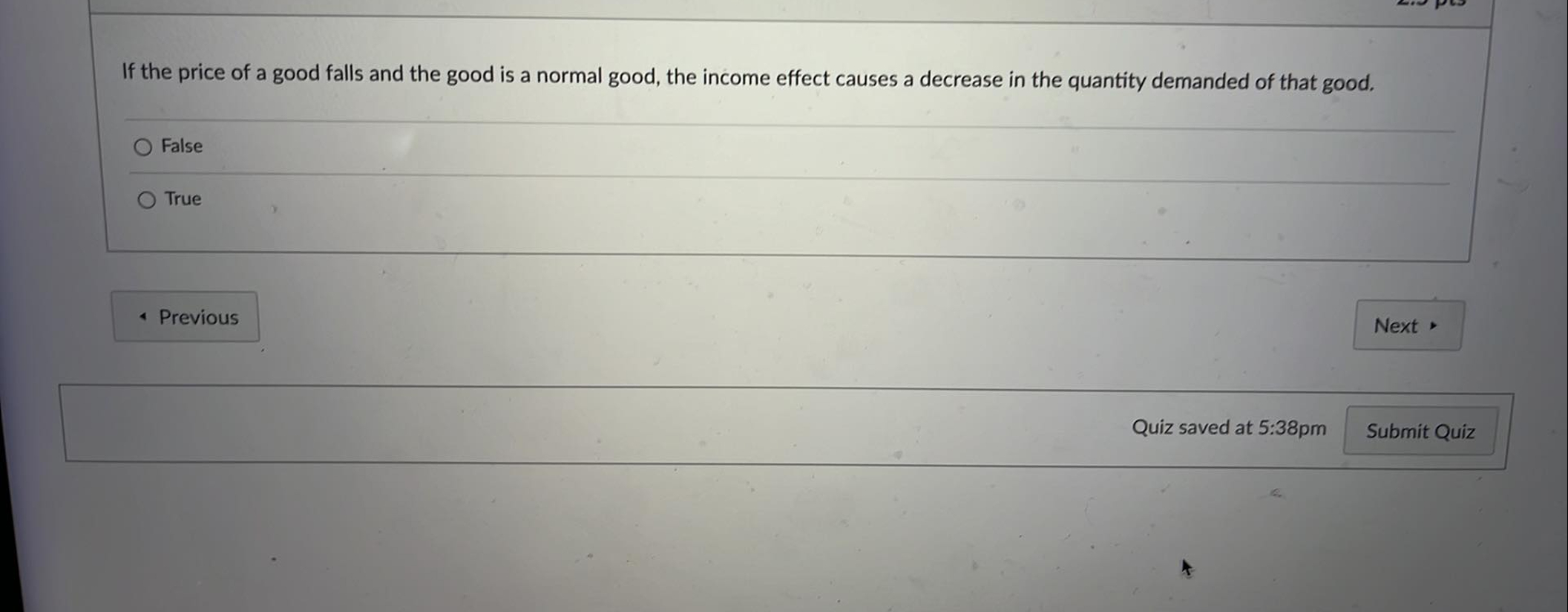 Solved If the price of a good falls and the good is a normal | Chegg.com