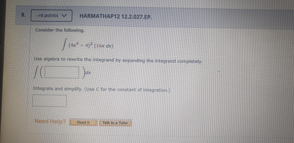 Solved -14 points HARMATHAP12 12.2.027.EP. Consider the | Chegg.com