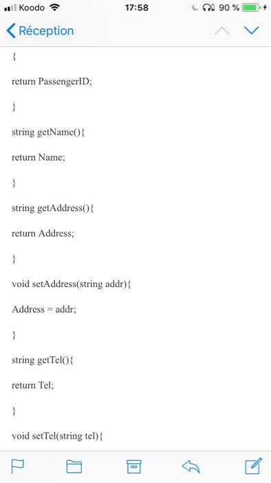 Solved Program To Implement In C The Classes Of The