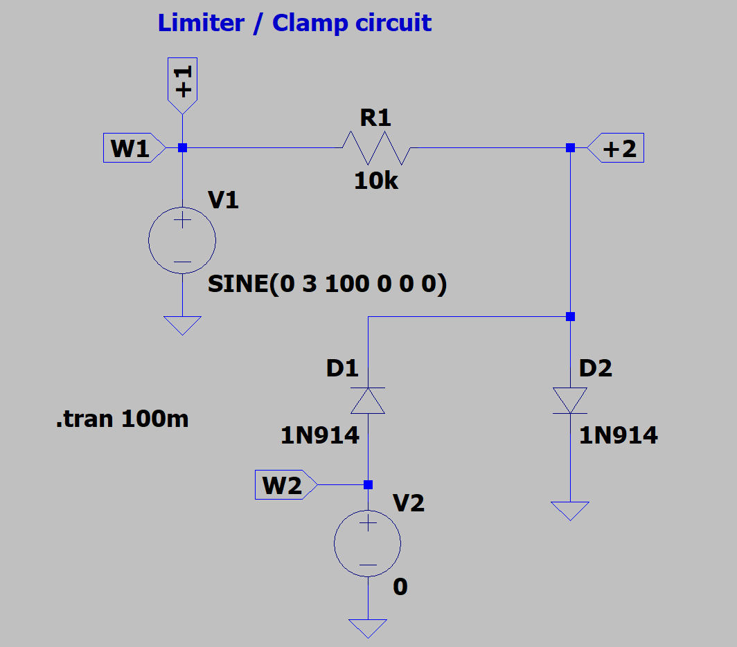 Solved LIMITER / CLAMP CIRCUIT LIMITER / CLAMP | Chegg.com