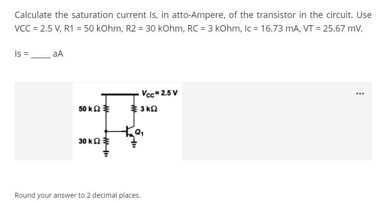 Solved A certain transistor has a collector current of 13 | Chegg.com