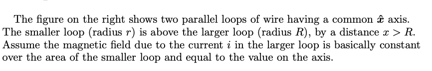 Solved The figure on the right shows two parallel loops of | Chegg.com