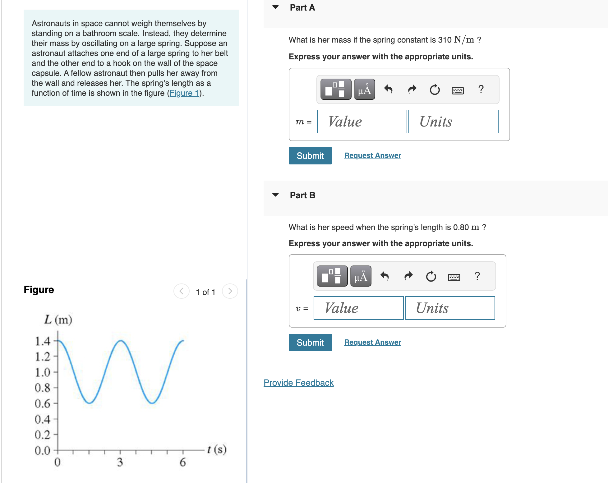 Solved Astronauts in space cannot weigh themselves by | Chegg.com