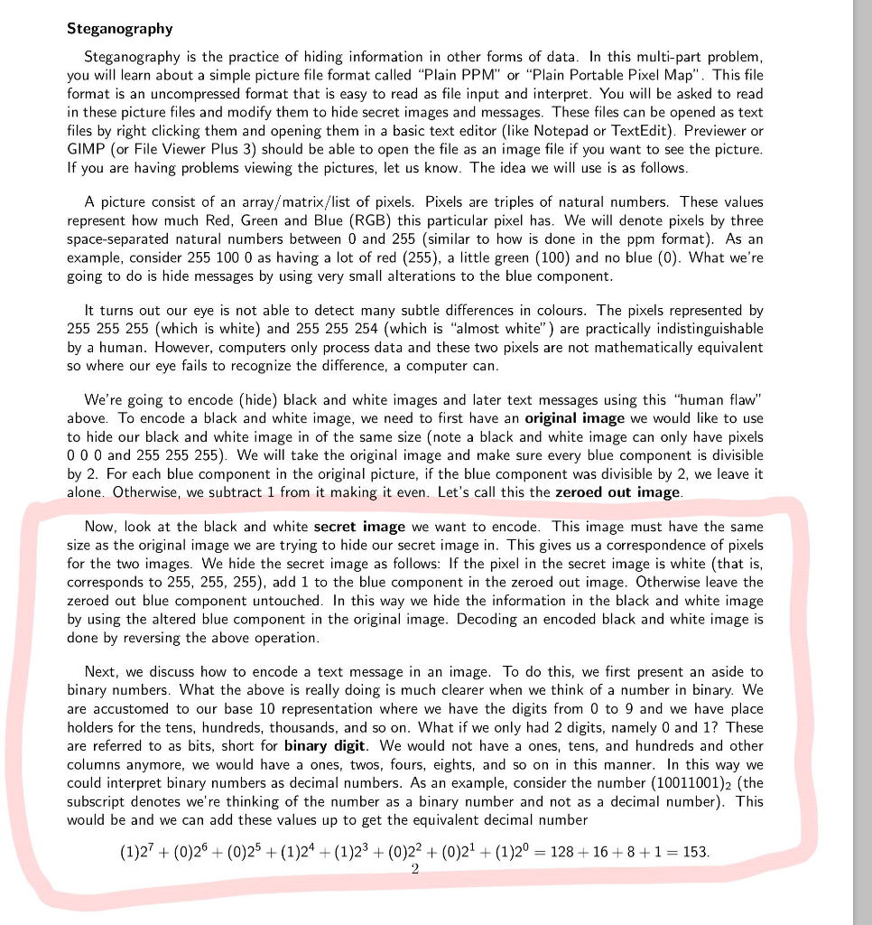 Using Python, encode and decode message 5&6 are parts | Chegg.com