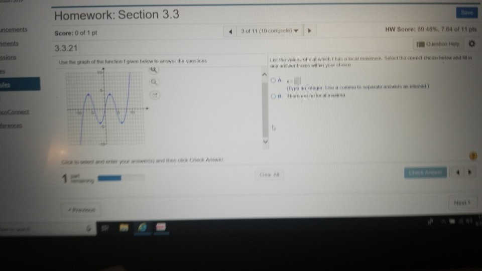 Solved Homework Section 3 3 Save Hw Score 69 48 7 64 Of