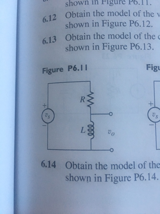 Solved Obtain the model of the voltage V0, given the supply | Chegg.com