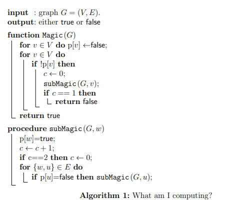 Solved Consider the function Magic, whose pseudocode is | Chegg.com