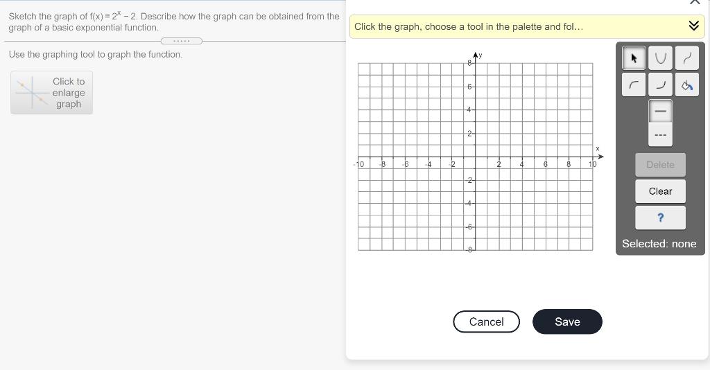 Solved Sketch the graph of f(x) = 2x - 2. Describe how the | Chegg.com
