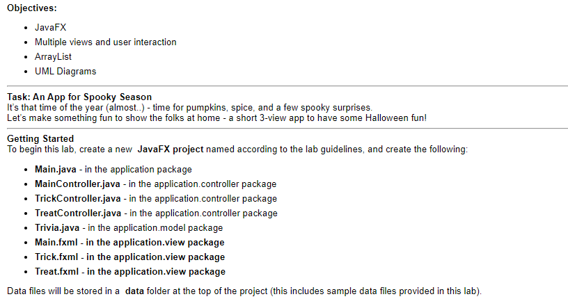 Objectives: - JavaFX - Multiple views and user | Chegg.com