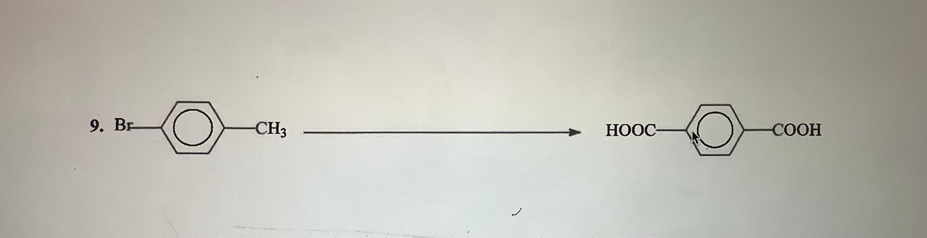 Solved 4. BE -CH3 HOOC COOH COOH Br 5. NO2 * f3 6. COOH F | Chegg.com