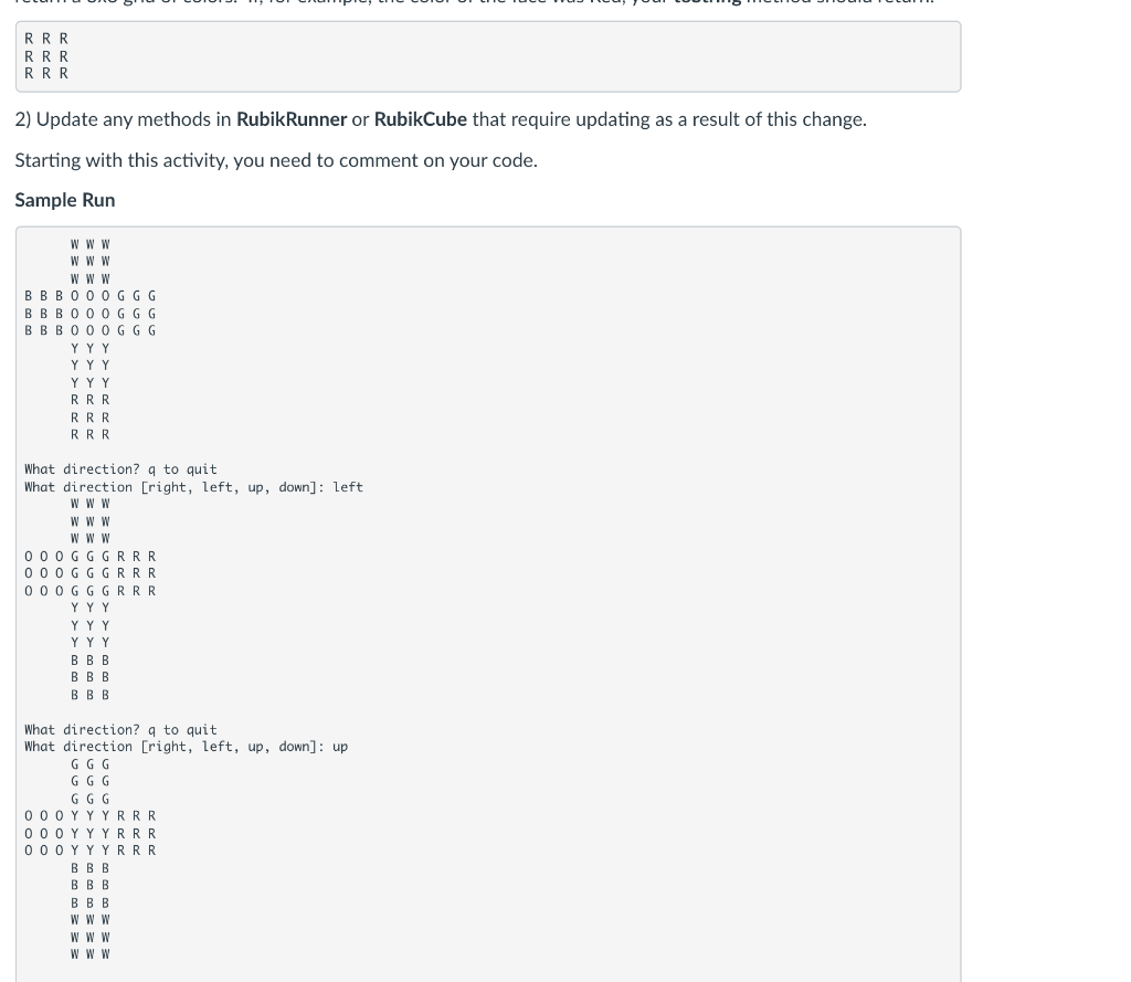 Rubik's Cube Simulator | Chegg.com