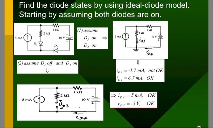 Solved Find the diode states by using ideal-diode model. | Chegg.com